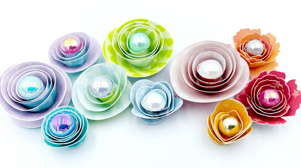 Rolled Paper Flower Tutorial - Loose Lemon Crafts