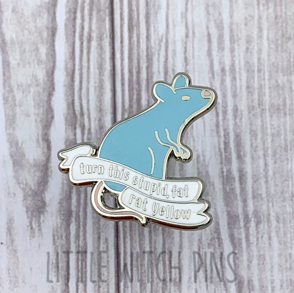 HP ENAMEL PIN | RON'S RAT - Loose Lemon Crafts