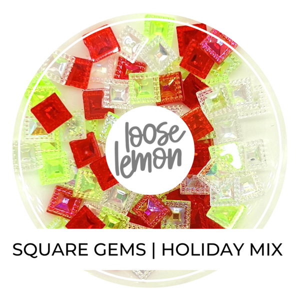 SQUARE GEMS - Loose Lemon Crafts