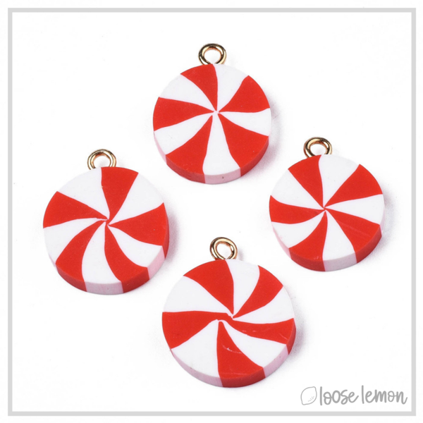 Clay Candies x 10 | Red - Loose Lemon Crafts
