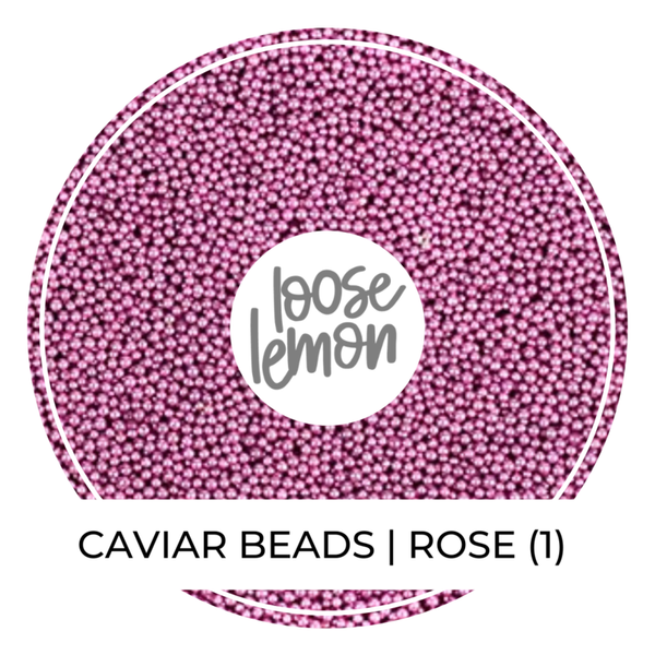 CAVIAR BEADS - Loose Lemon Crafts